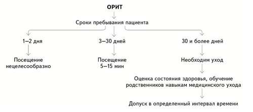 Реанимационное отделение и палата интенсивной терапии, организация ОРИТ